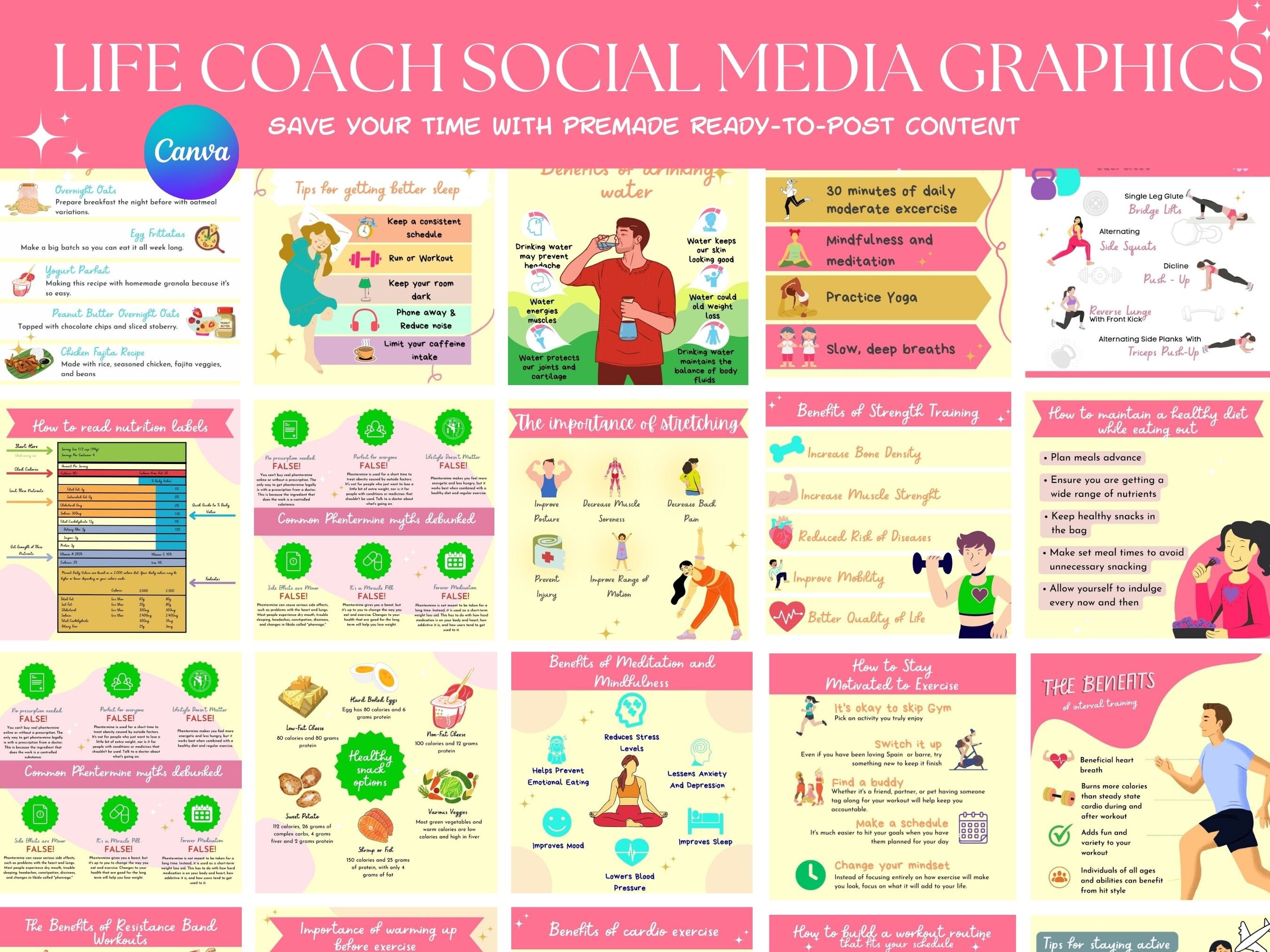 Infographics Template | Infographics Health and Fitness | Infographics ...