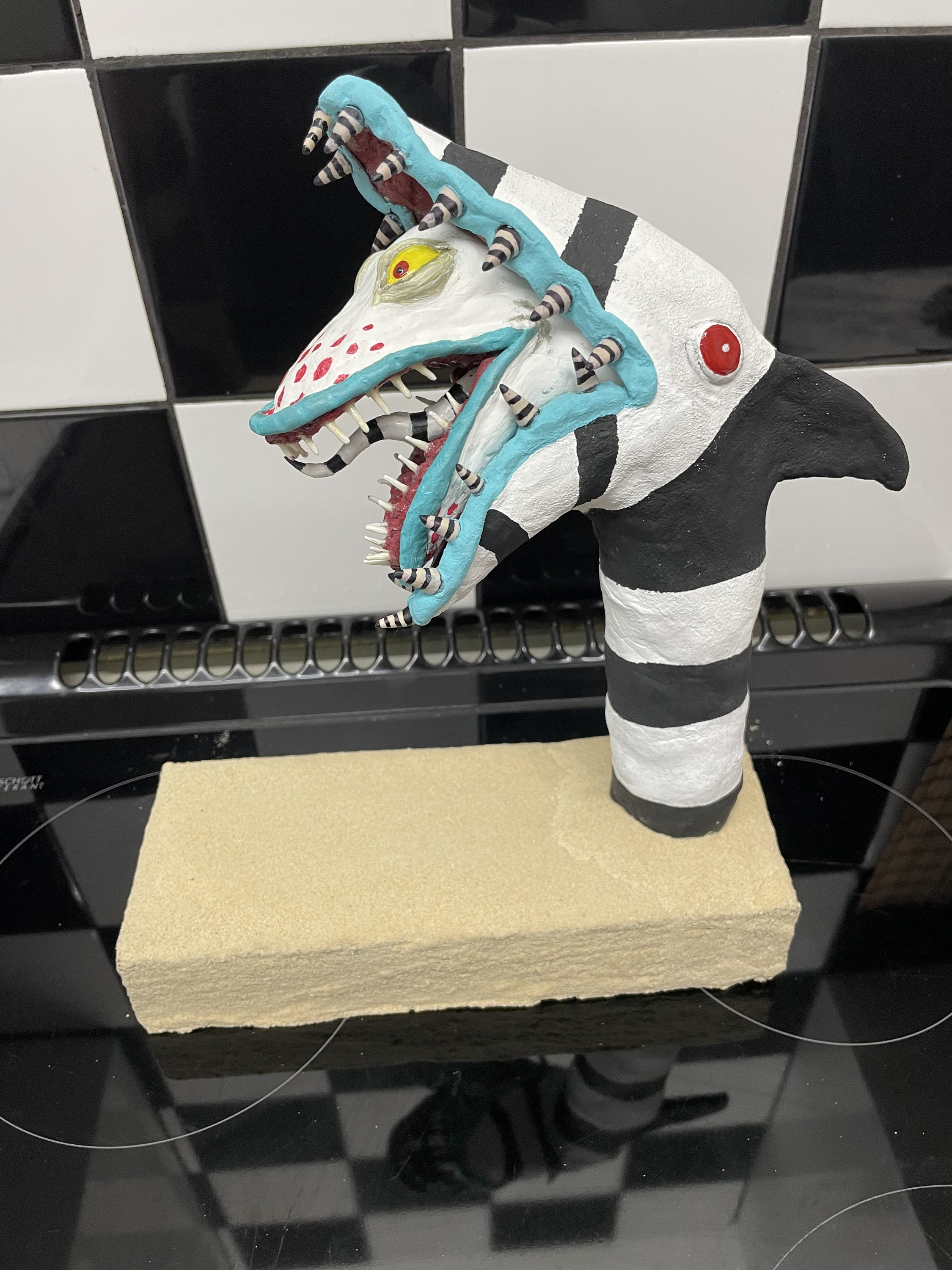 Beetlejuice Sandworm Sculpture Fan Art OOAK HANDMADE HAND - Etsy