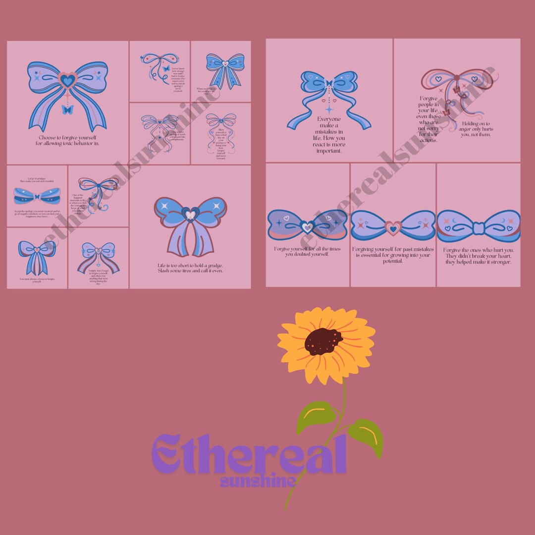 15 Days of Forgiveness Digital Poster Ethereal Sunshine Quotes ...