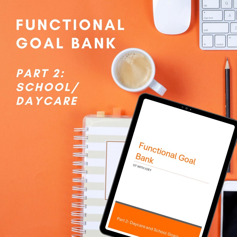 Word- Part 2 Functional Goal Bank (daycare/school) - Etsy Australia