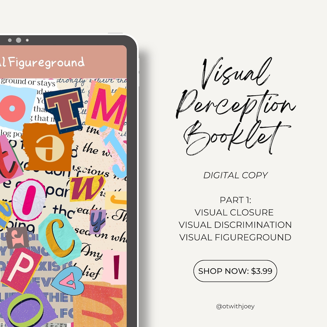 Digital Visual Perception Booklet Part 1 - Etsy