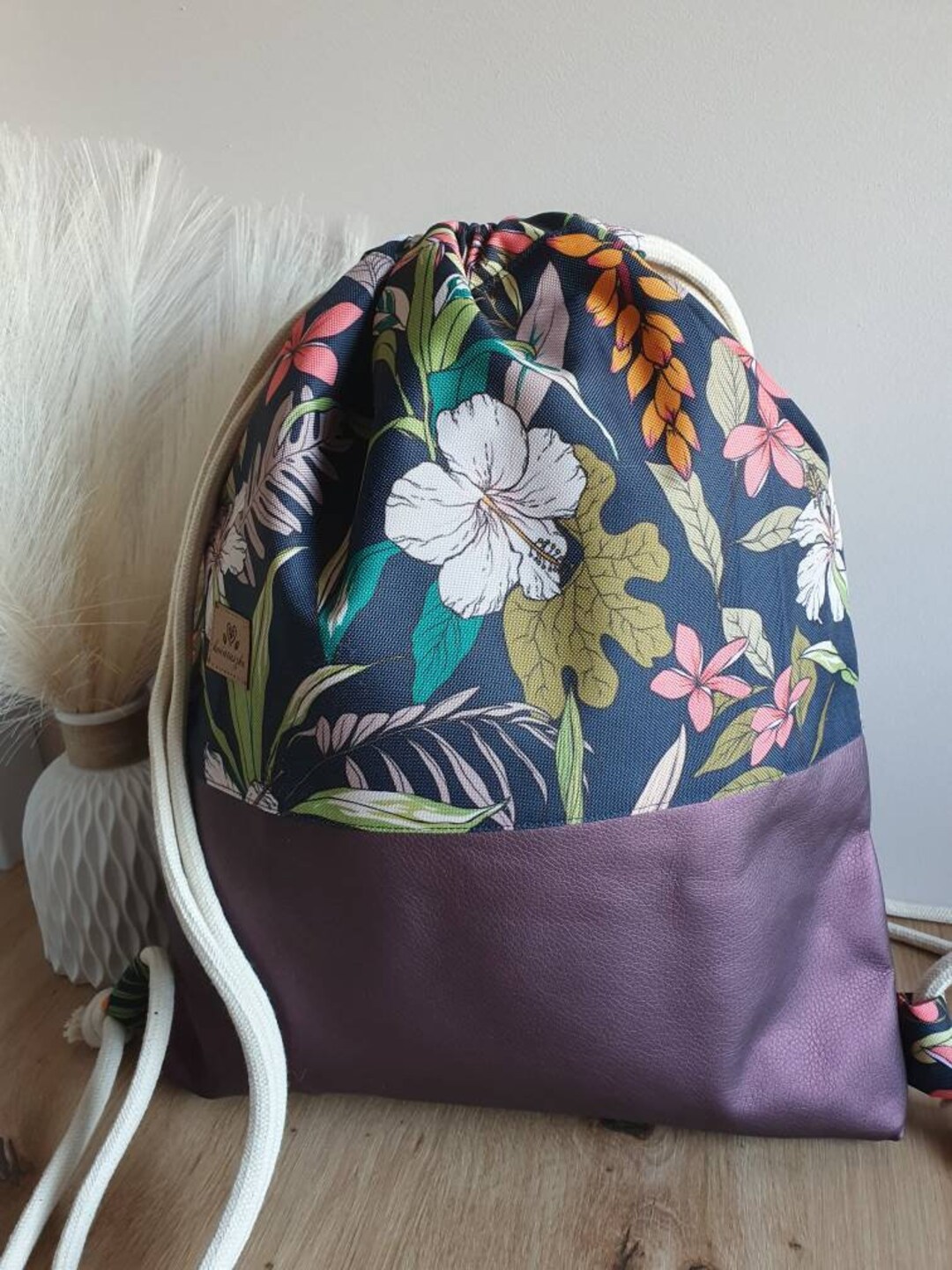 Purple Jungle Backpack - Etsy