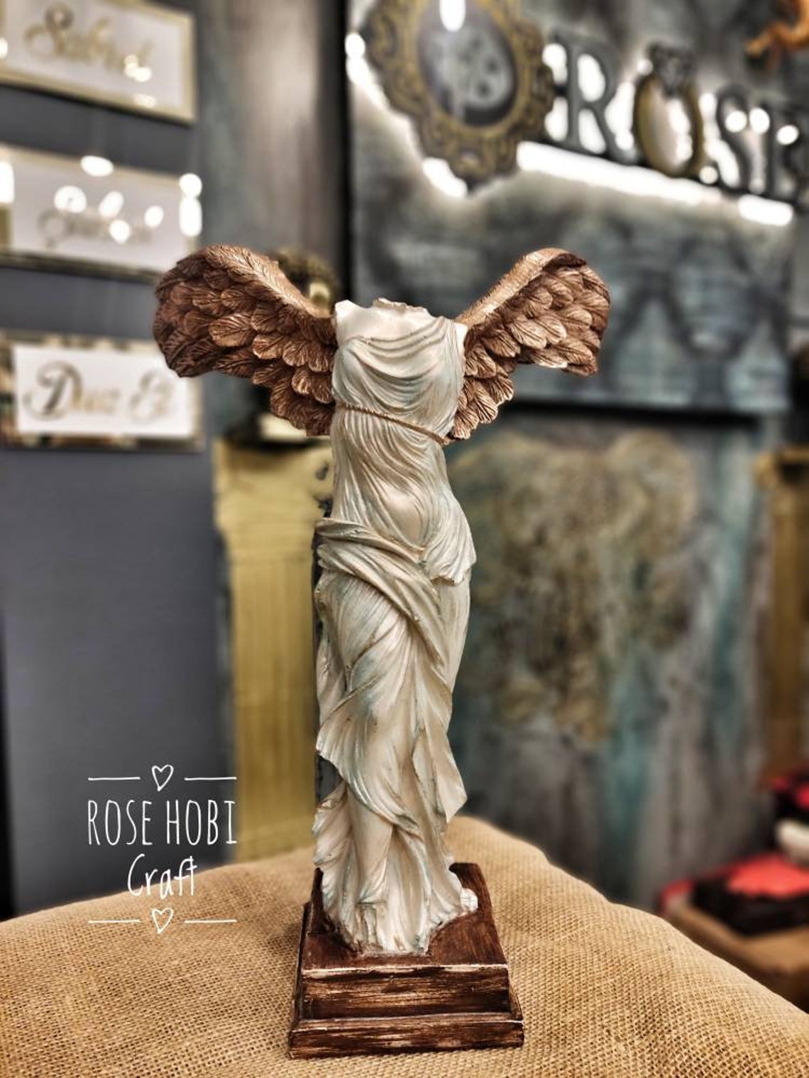 Nike Sculpture, Headless Winged Angel Sculpture, Goddess of Victory ...