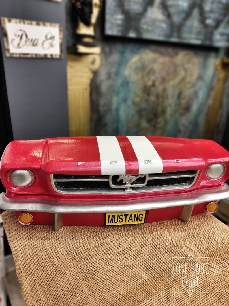 Large Ford Mustang Wall Decor Sculpture, Wall Hanging, Classic Car ...