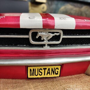 Large Ford Mustang Wall Decor Sculpture, Wall Hanging, Classic Car ...