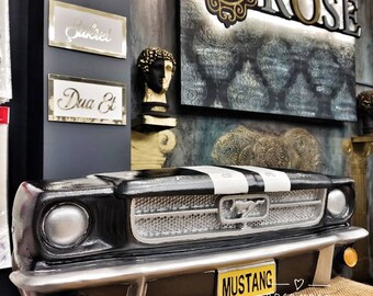 Large Ford Mustang Wall Decor Sculpture, Wall Hanging, Classic Car ...