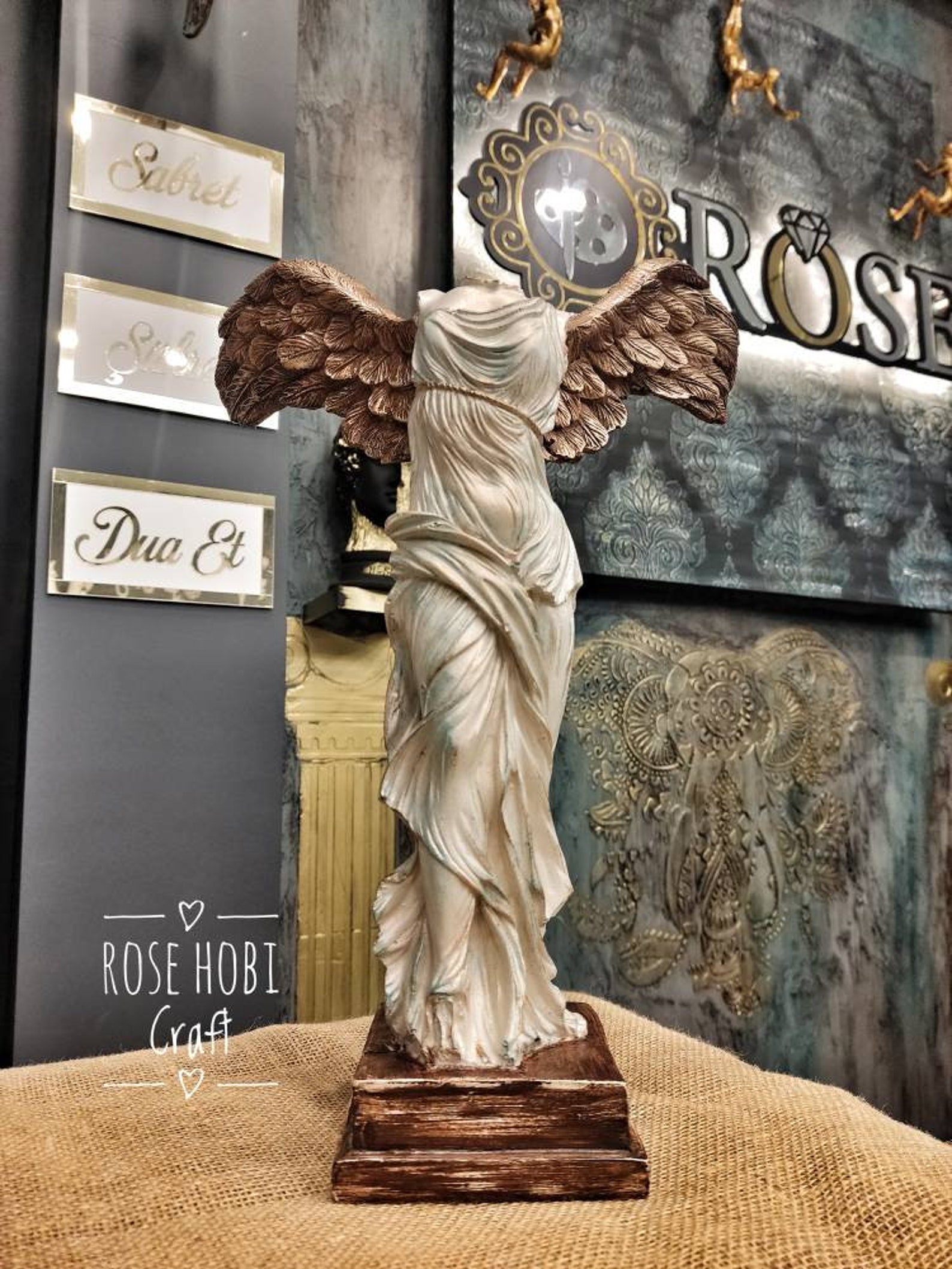 Nike Sculpture, Headless Winged Angel Sculpture, Goddess of Victory ...