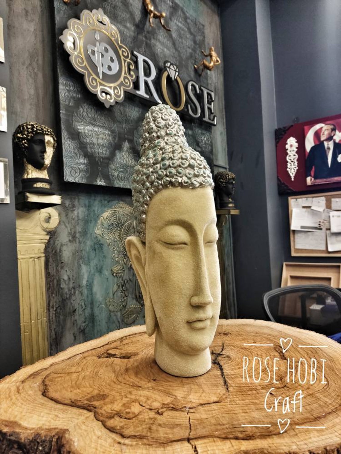 Decorative Buddha Statue, Meditation Mindfulness, Home Decor, Yoga Work ...