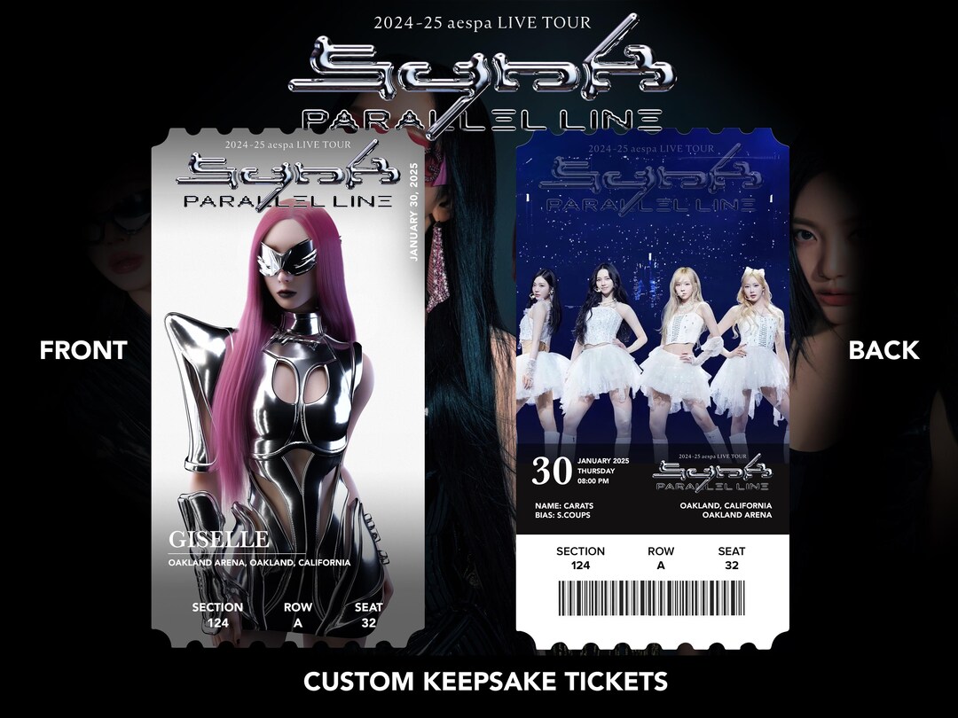 AESPA World Tour "synk: Parallel Line" Custom Bias Physical | Memento ...