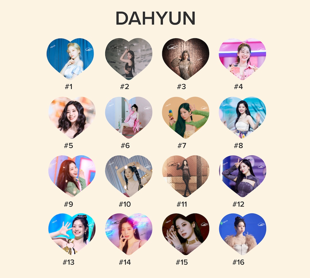 Twice Dahyun Photo KPOP Picket / Fan With Ruffles - Etsy