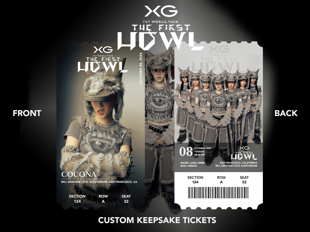 XG World Tour "the First Howl" Custom Bias Physical | Memento ...