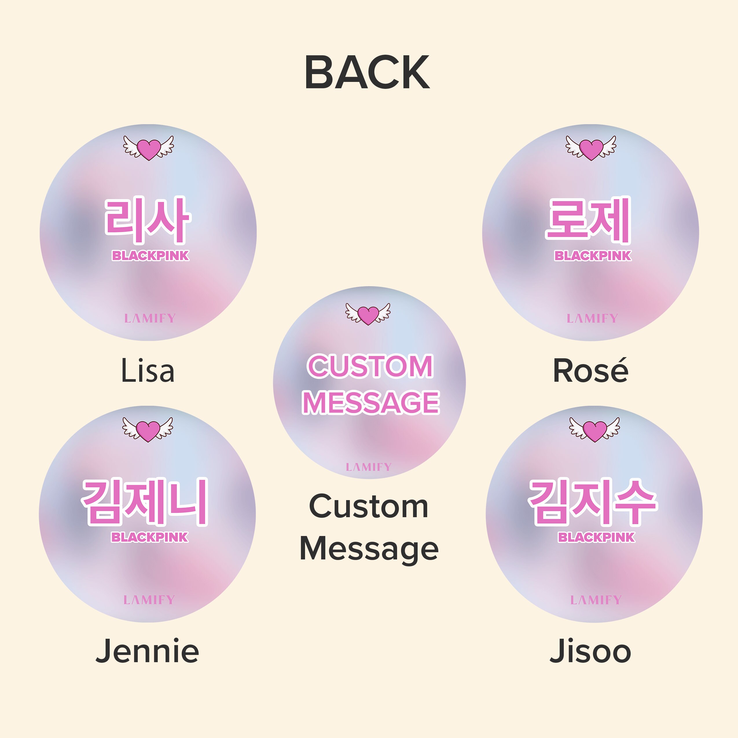 Blackpink Rosé Photo KPOP Picket / Fan With Ruffles - Etsy