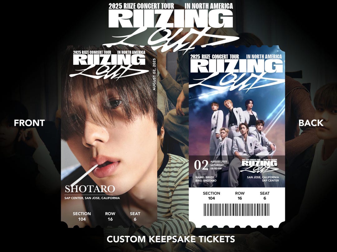 RIIZE World Tour "riizing Loud" Custom Bias Physical | Memento ...