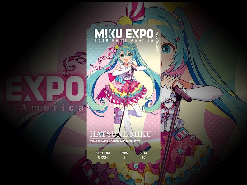 Hatsune Miku "2026 North American Tour" Custom Physical | Memento ...