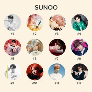 Enhypen Sunoo Photo KPOP Picket / Fan With Ruffles - Etsy