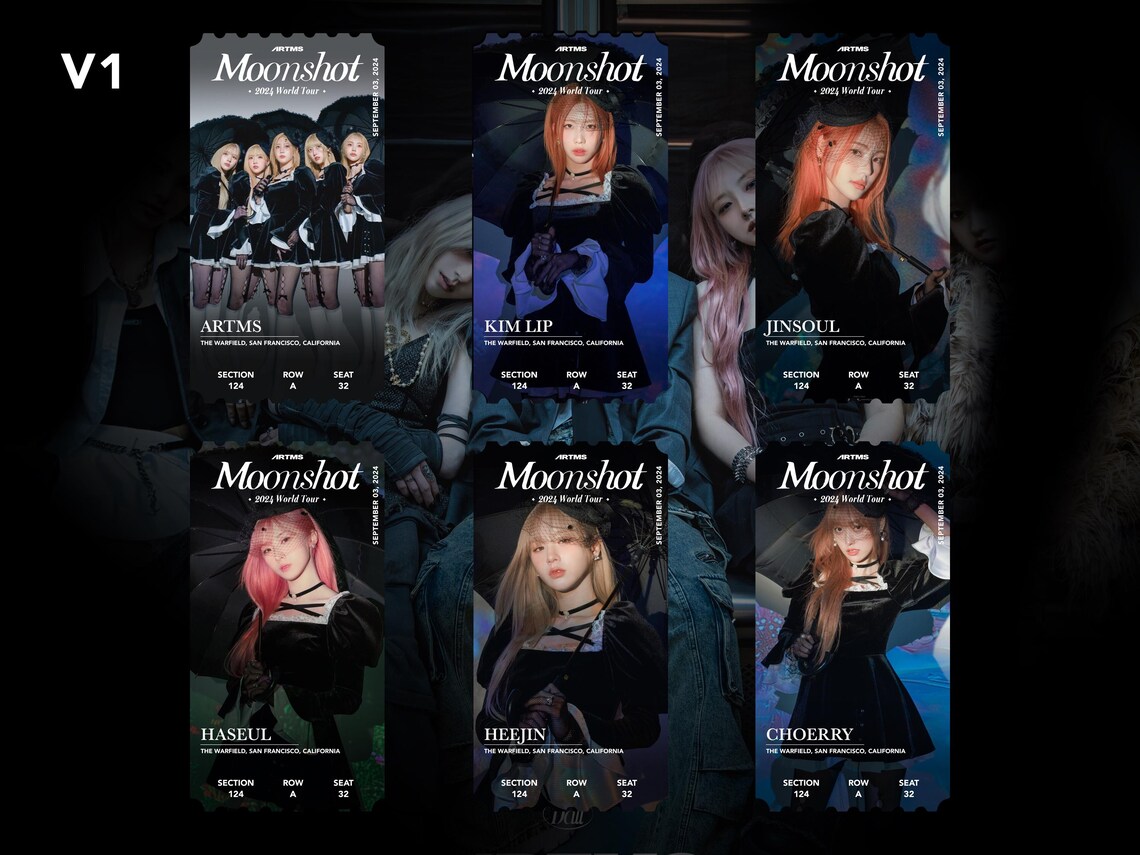 ARTMS "moonshot World Tour" Custom Bias Physical | Memento | Souvenir ...