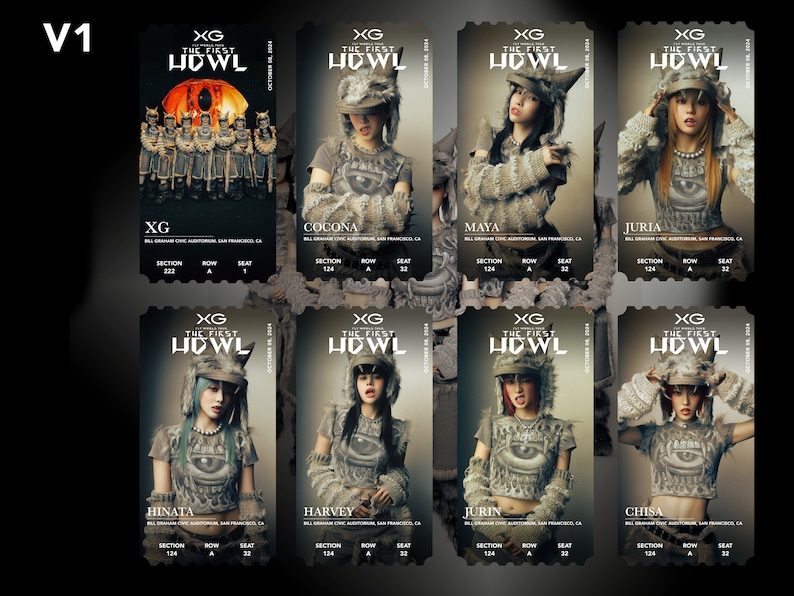 XG World Tour "the First Howl" Custom Bias Physical | Memento ...