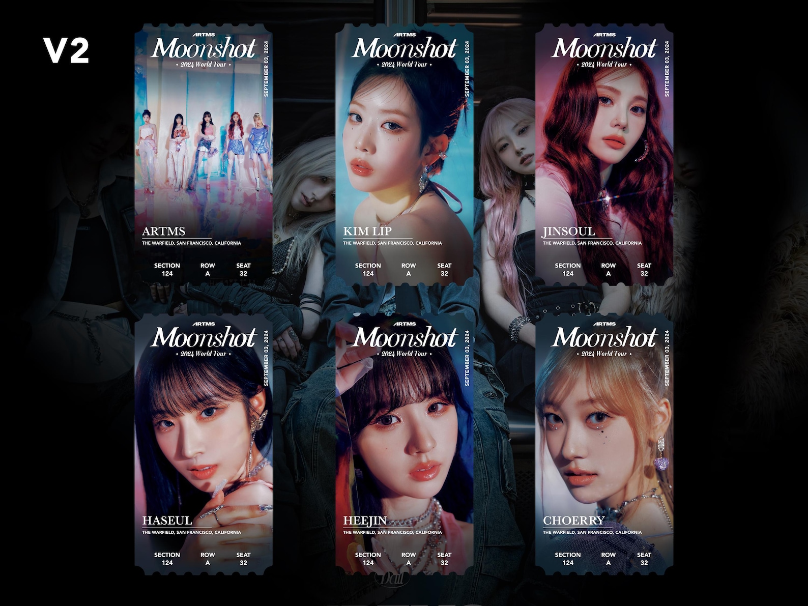 ARTMS "moonshot World Tour" Custom Bias Physical | Memento | Souvenir ...