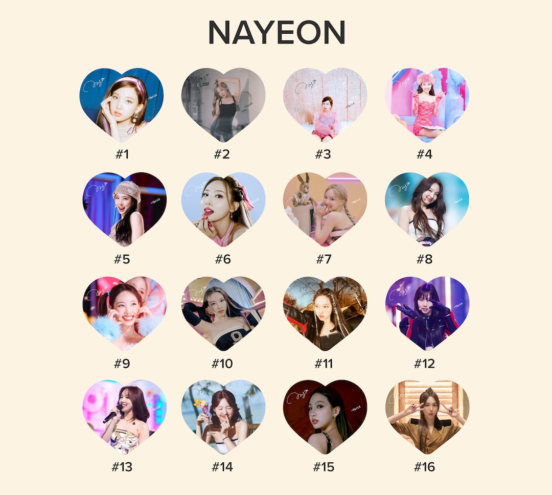 Twice Nayeon Photo KPOP Picket / Fan With Ruffles - Etsy