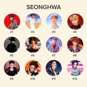 Ateez Seonghwa Photo KPOP Picket / Fan With Ruffles - Etsy