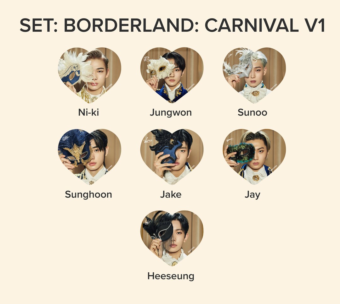 Enhypen border: Carnival Photo KPOP Picket / Fan - Etsy