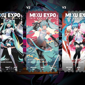 Hatsune Miku 10th Anniversary "miku Expo" Custom Physical | Memento ...