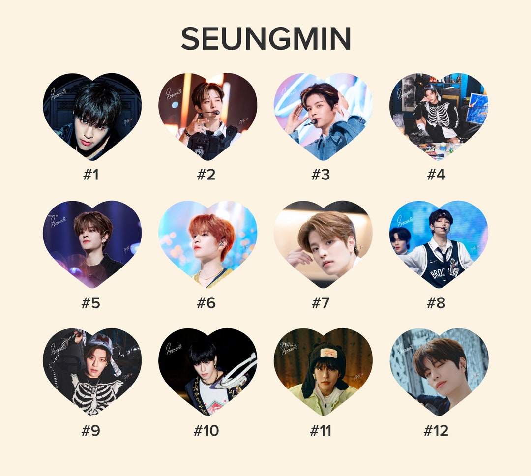 Stray Kids Seungmin Photo KPOP Picket / Fan With Ruffles - Etsy