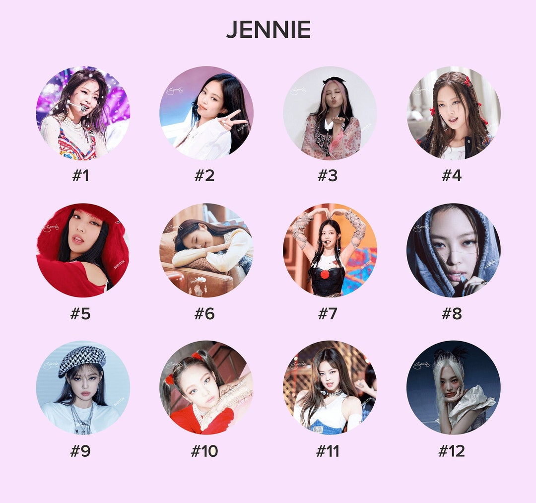 Blackpink Members Pinback or Magnet Buttons 1.25 Inch - Etsy