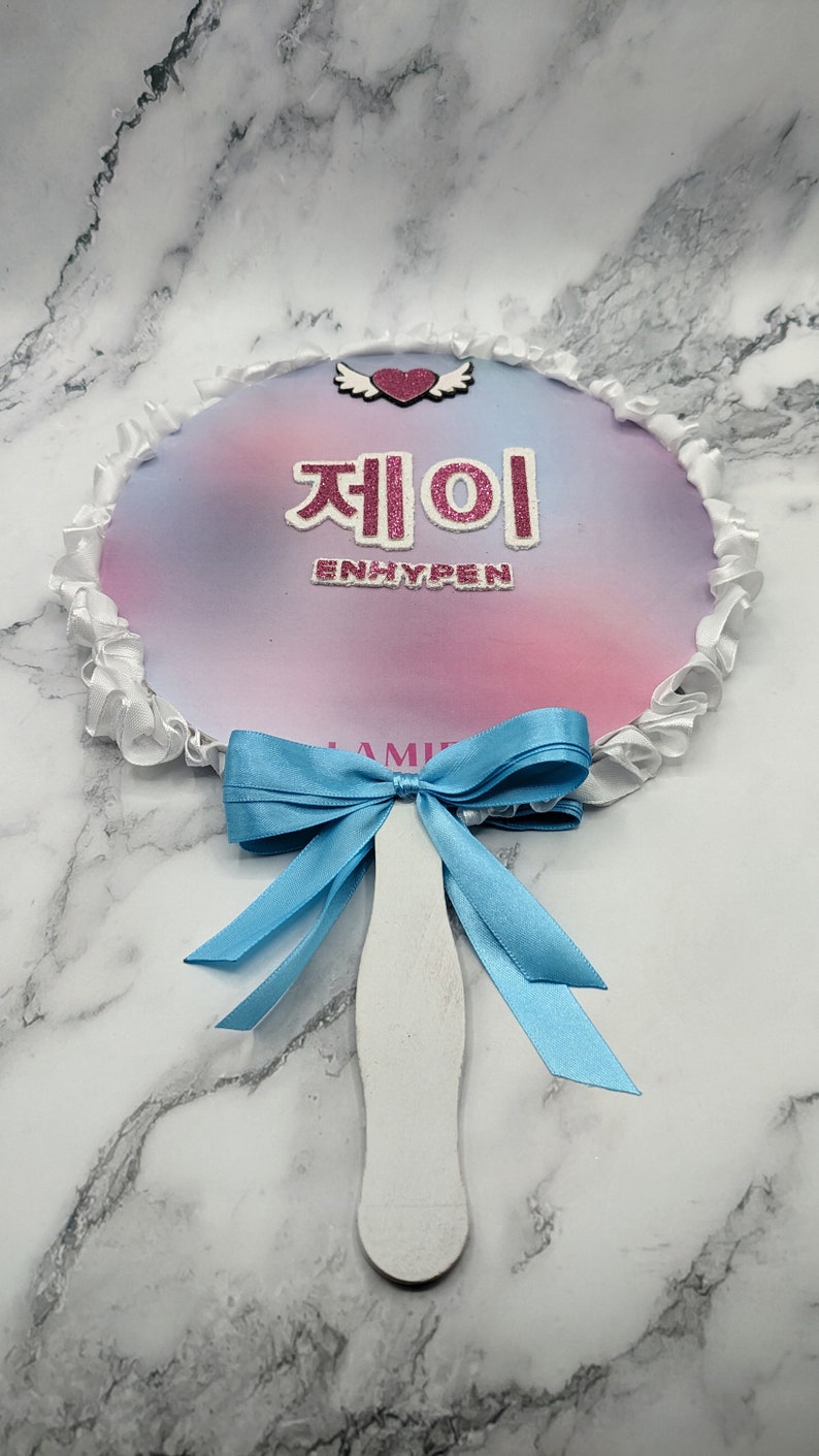 Enhypen Jay Photo KPOP Picket / Fan With Ruffles - Etsy