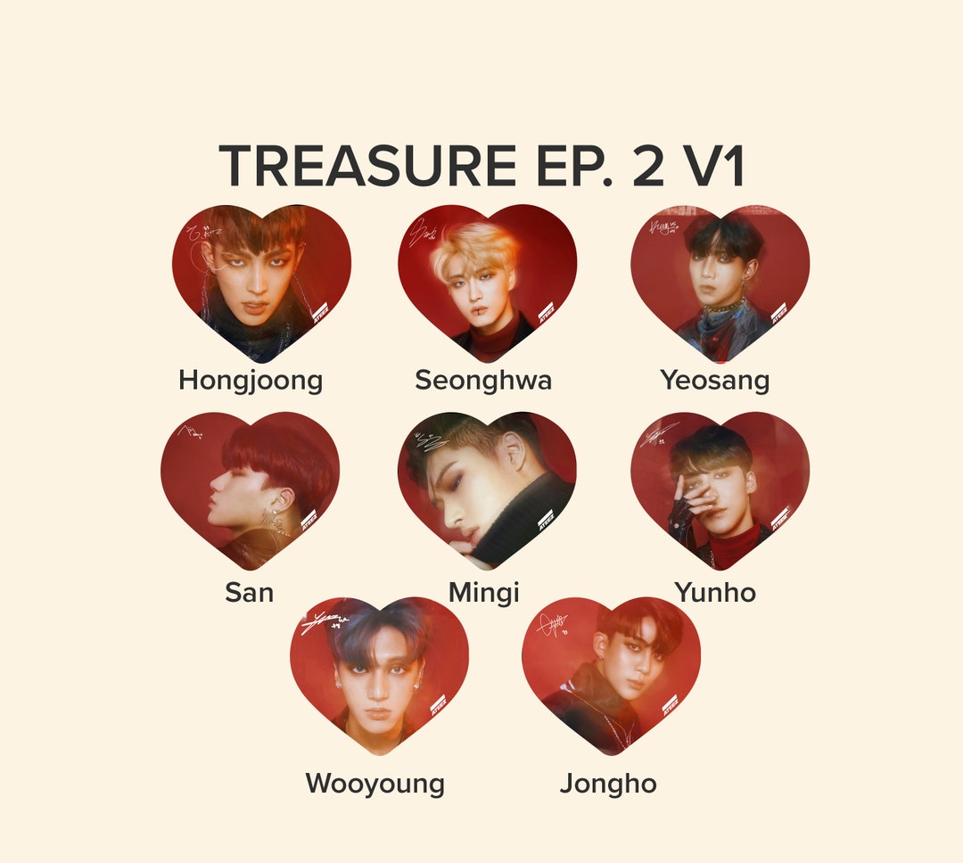 Ateez "treasure EP. 2" Photo KPOP Picket / Fan With Ruffles - Etsy