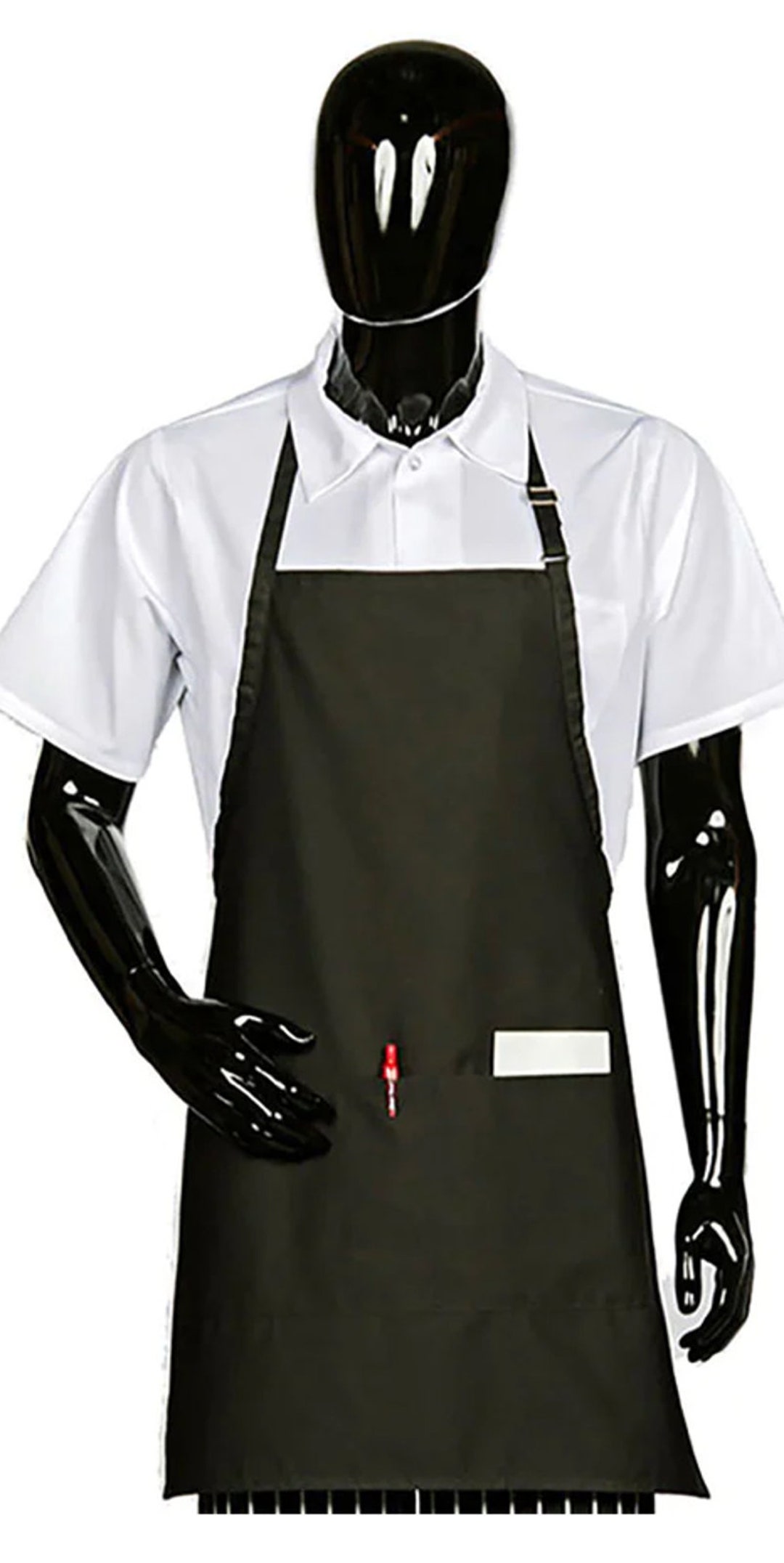 Hi Lite Adjustable Fullbib Apron #822P3A 28x30 3 Pockets Black NEW ...