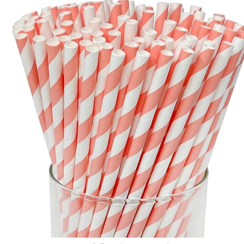 Disposable Paper Straws - Etsy