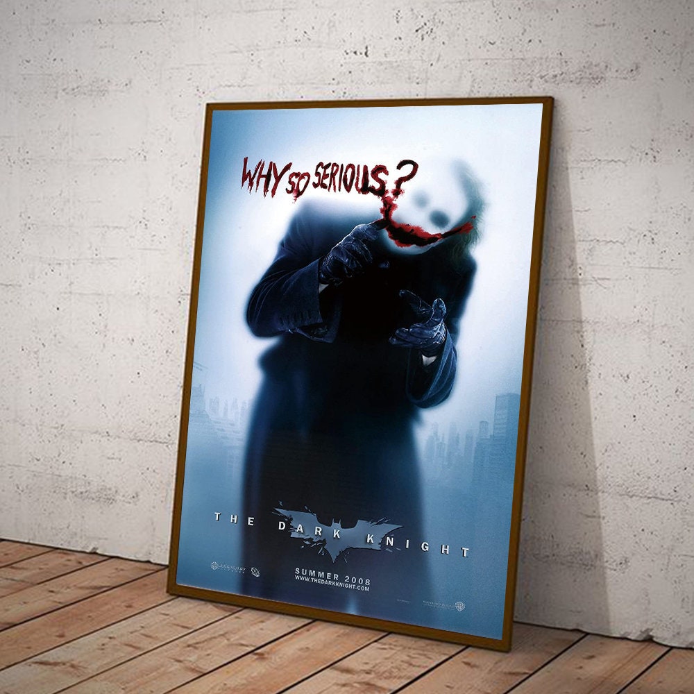Joker Dark Knight Poster Poster - Etsy