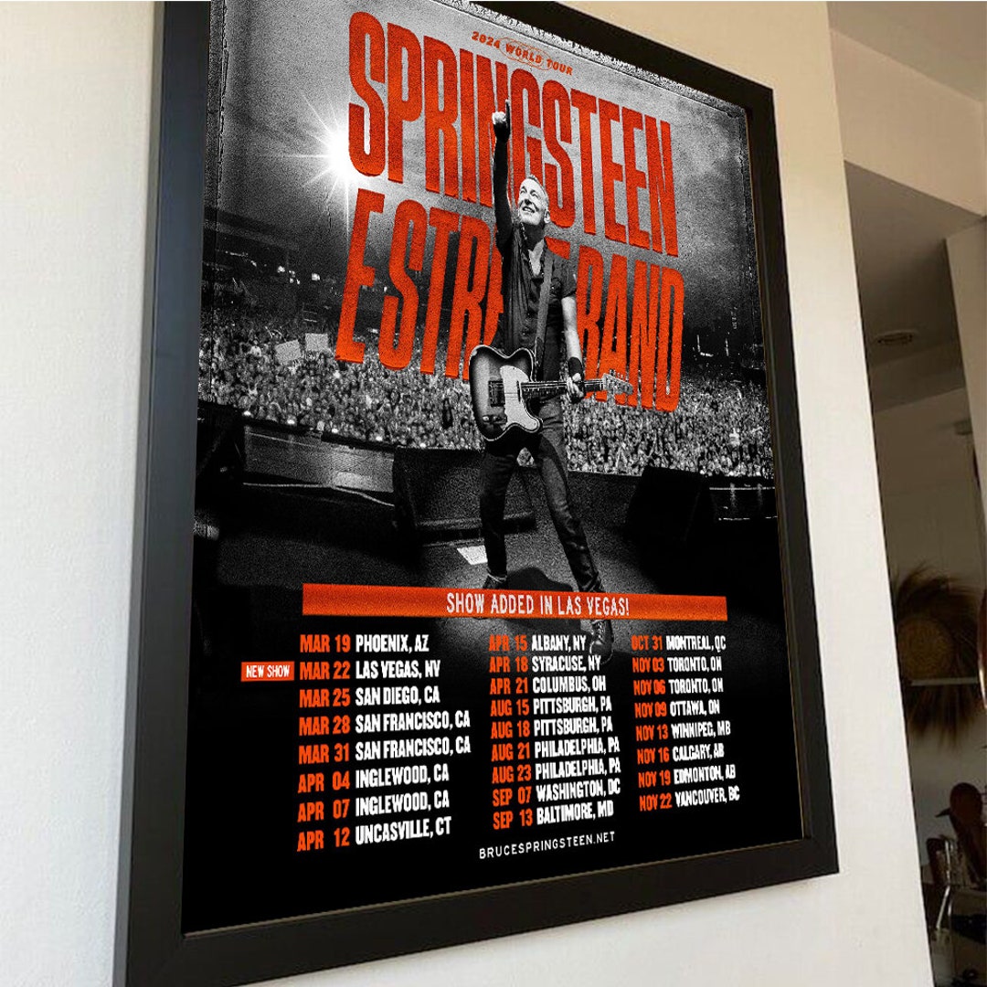 Bruce Springsteen and the E Street Band Add Las Vegas Stop to - Etsy