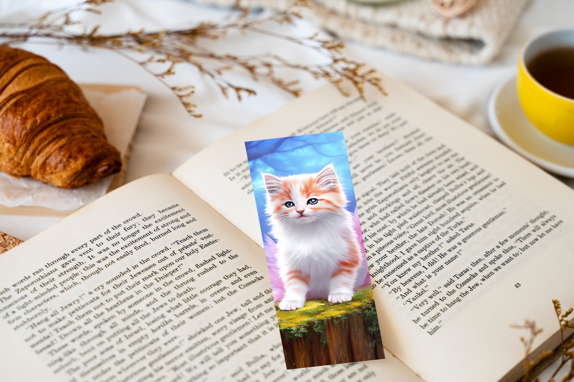 Set of 10 Printable Bookmarks 2x6 Inches Bookmarks for Your - Etsy