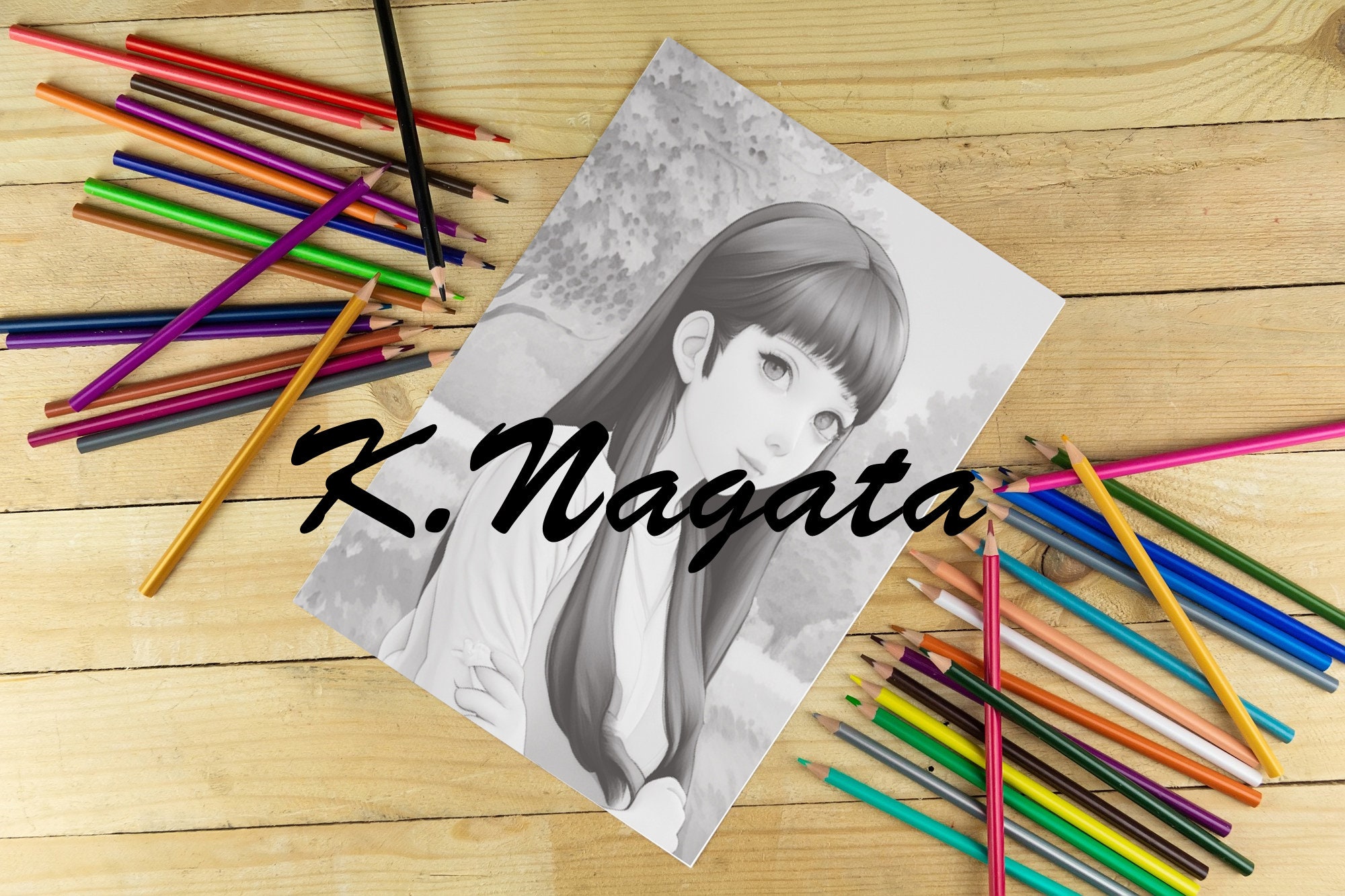Dibujo para colorear en escala de grises PDF descargable e imprimible a ...
