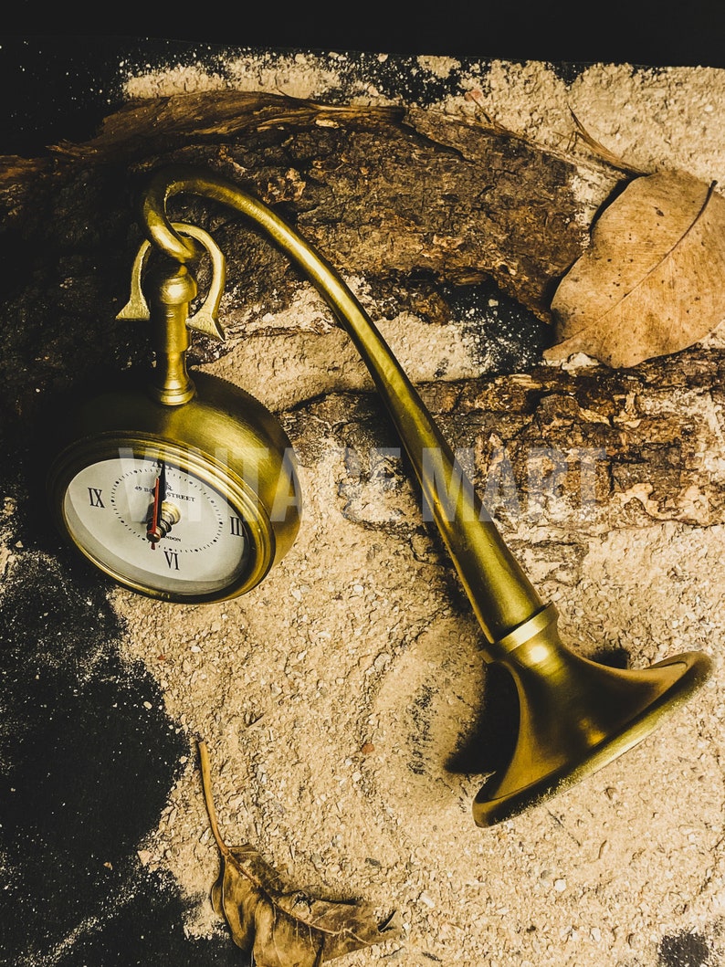 Brass Finish Victorian Vintage Desk Clock Brass Theme - Etsy