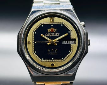 Rare Vintage Orient Crystal 21 Jewels Automatic , CLA No. 4694 Men's ...