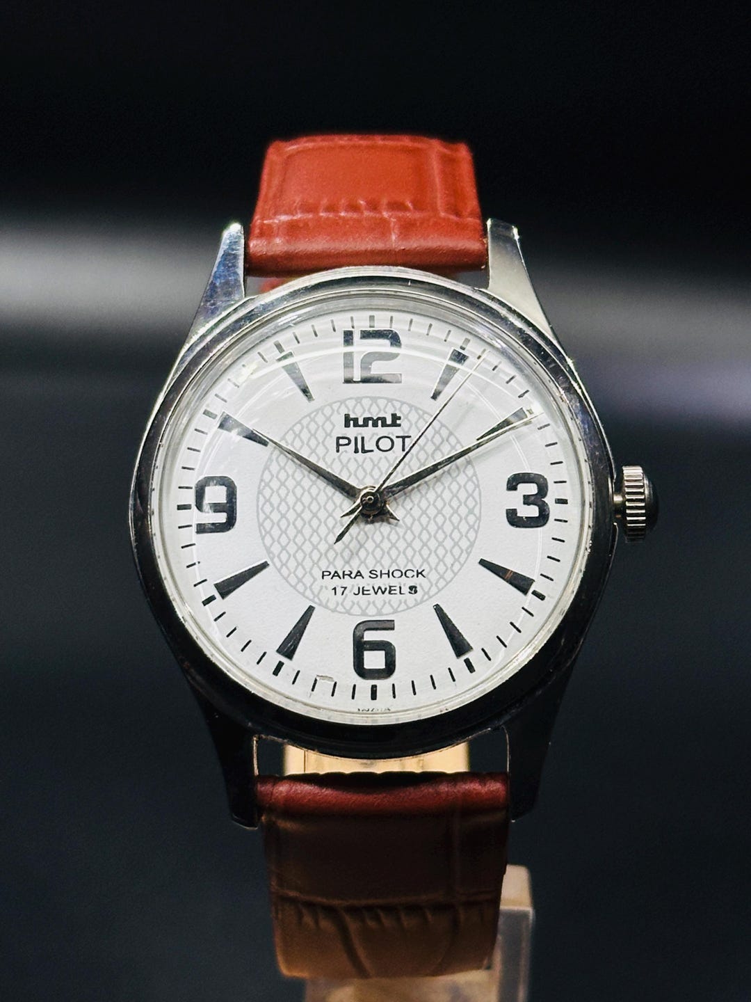 Rare Vintage HMT Pilot Watch White Dial Hand Winding {self Winding} Men ...
