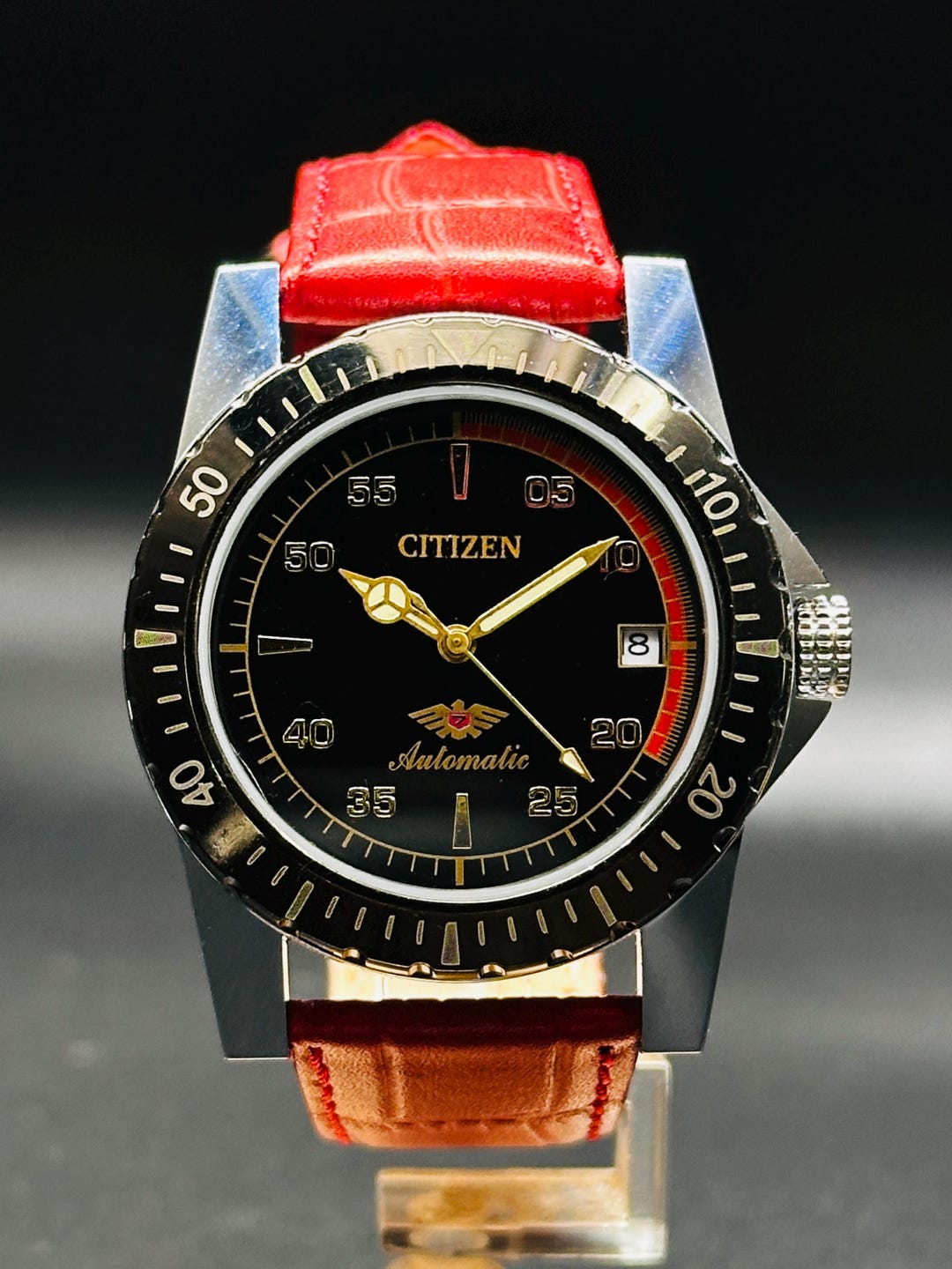 Citizen Automatic 21 Jewels ,black Dial , Black Bezel Day/date Caliber ...