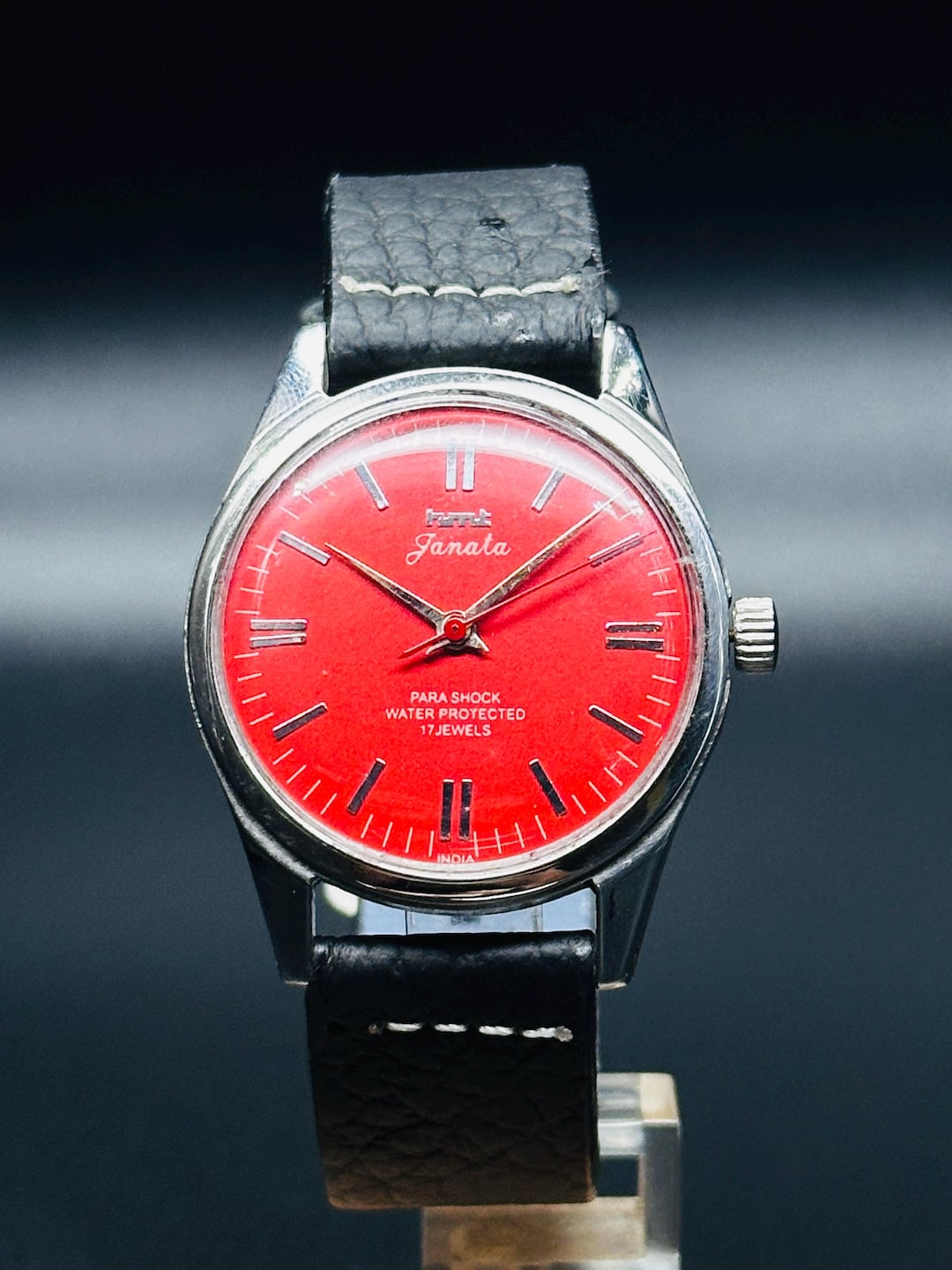 Vintage HMT Janata Watch Red Dial Hand Winding self Winding Men's Watch ...