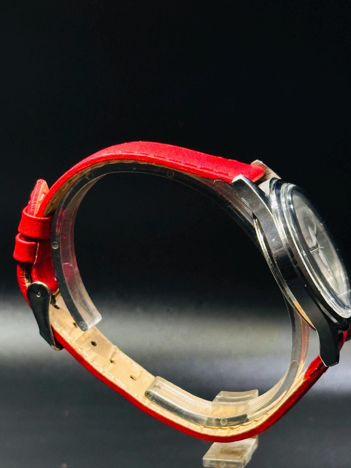 Vintage HMT Pilot Watch: White-red Dial, 17 Jewels, Hand Winding - Etsy