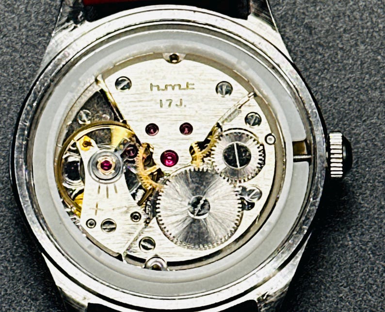 Vintage HMT Janata Watch: White Dial, Hand Winding, 17 Jewels - Etsy