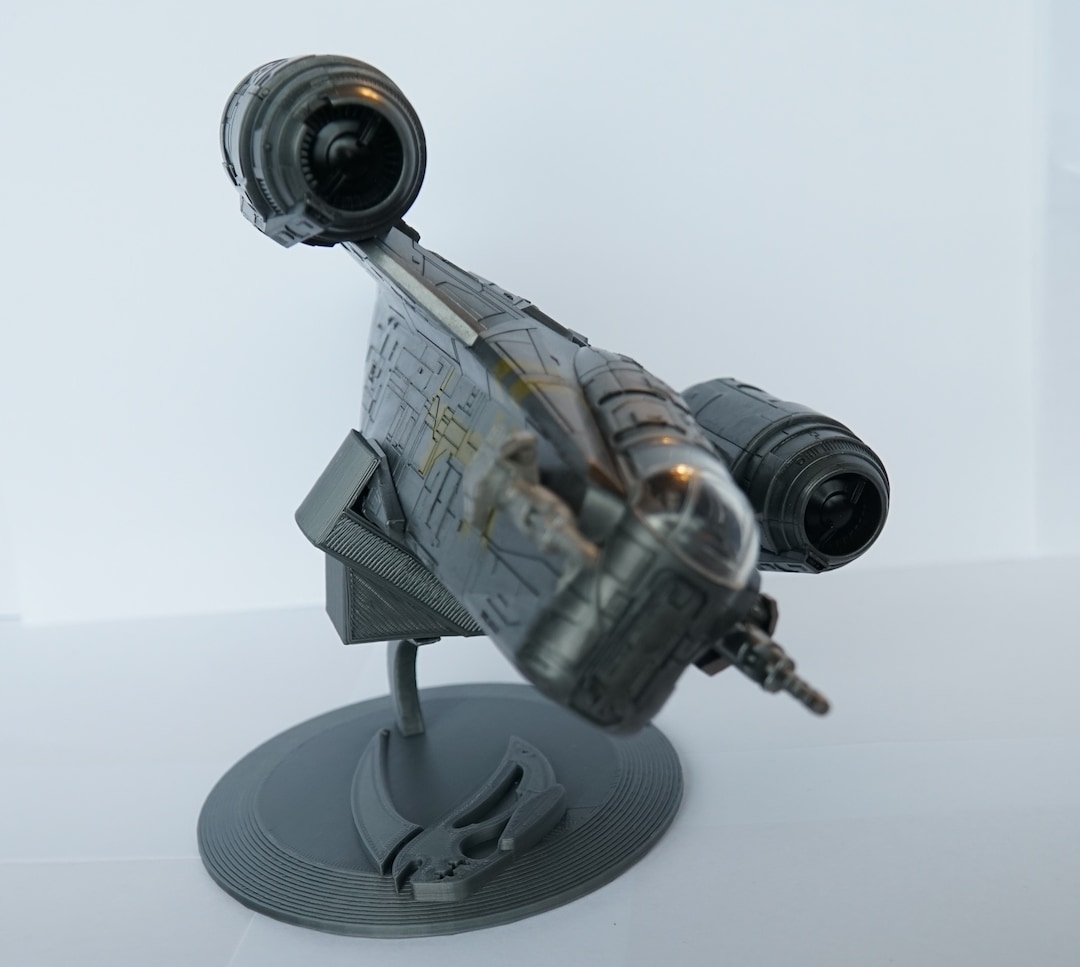Star Wars Micro Galaxy Squadron Razor Crest Flight Stand - Etsy