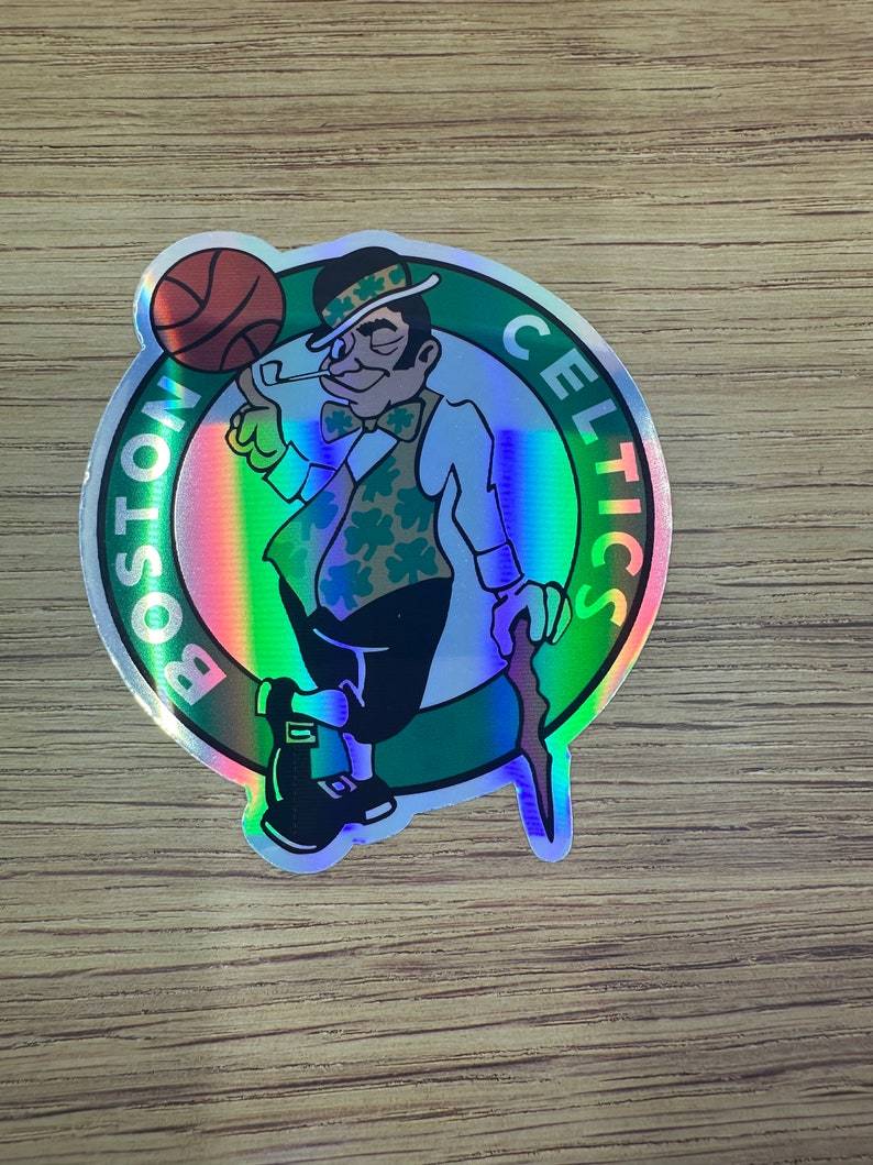 Holographic Waterproof NBA Team Stickers. Choose Your Team - Etsy