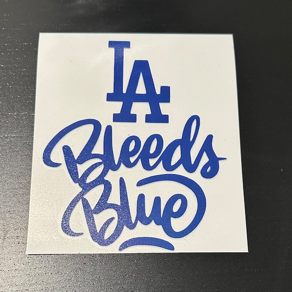 La Dodgers Decal - Etsy