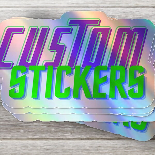 Holographic Stickers - Etsy