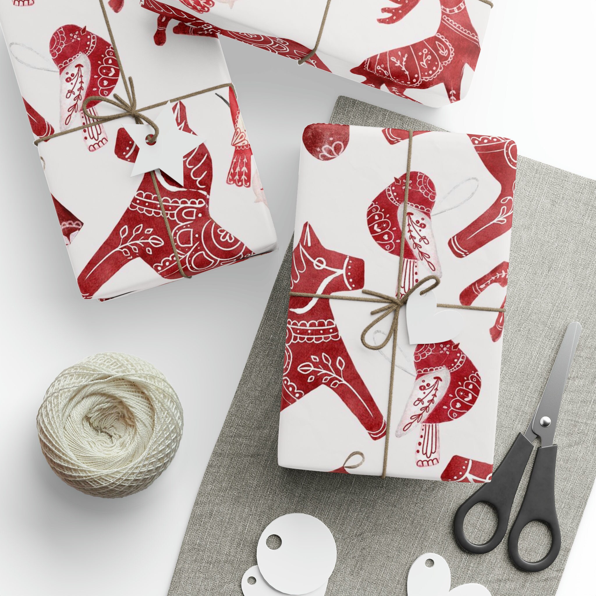 Country Gift Wrap, Wrapping Paper, Farmhouse Wrapping Paper, Cowboy ...