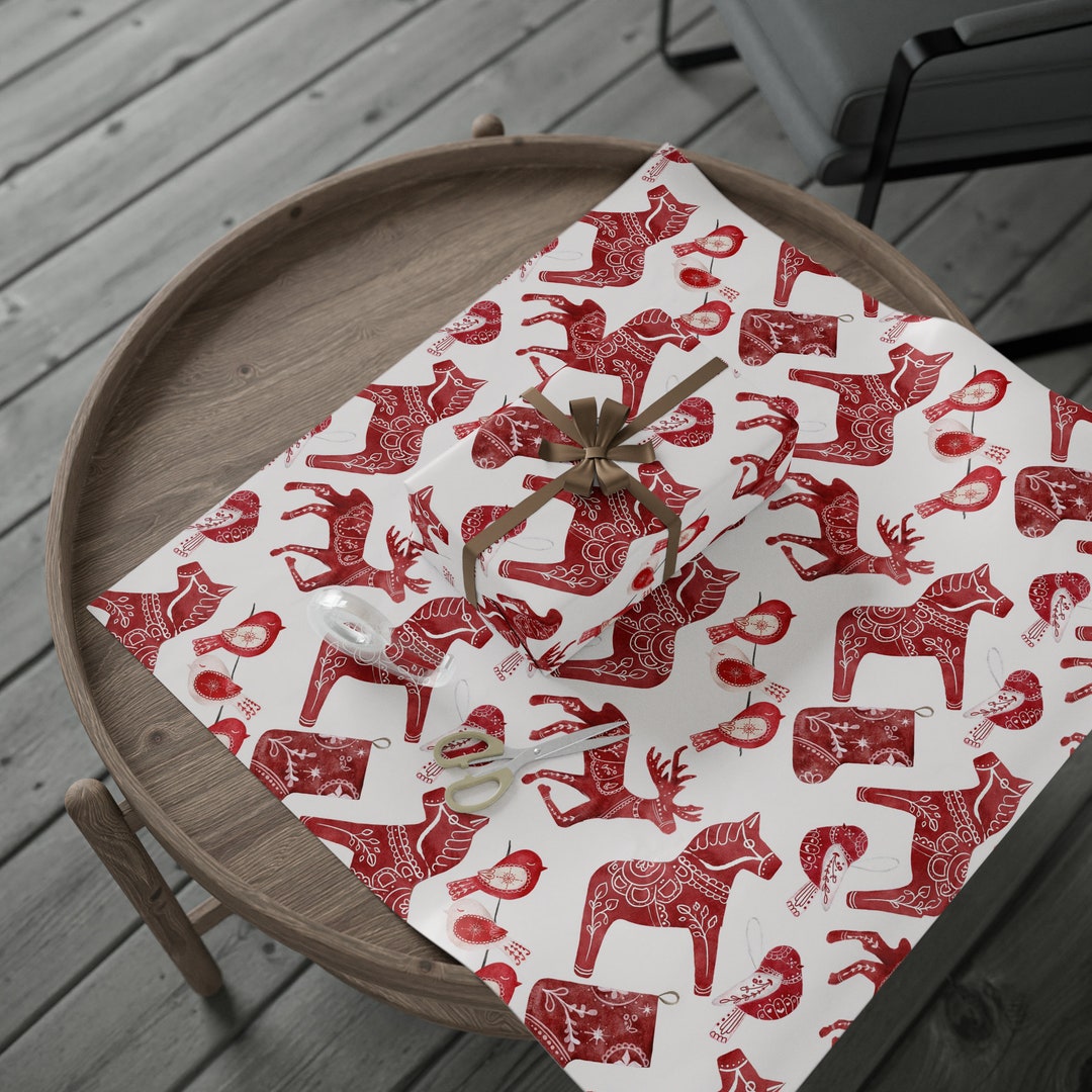 Country Gift Wrap, Wrapping Paper, Farmhouse Wrapping Paper, Cowboy ...