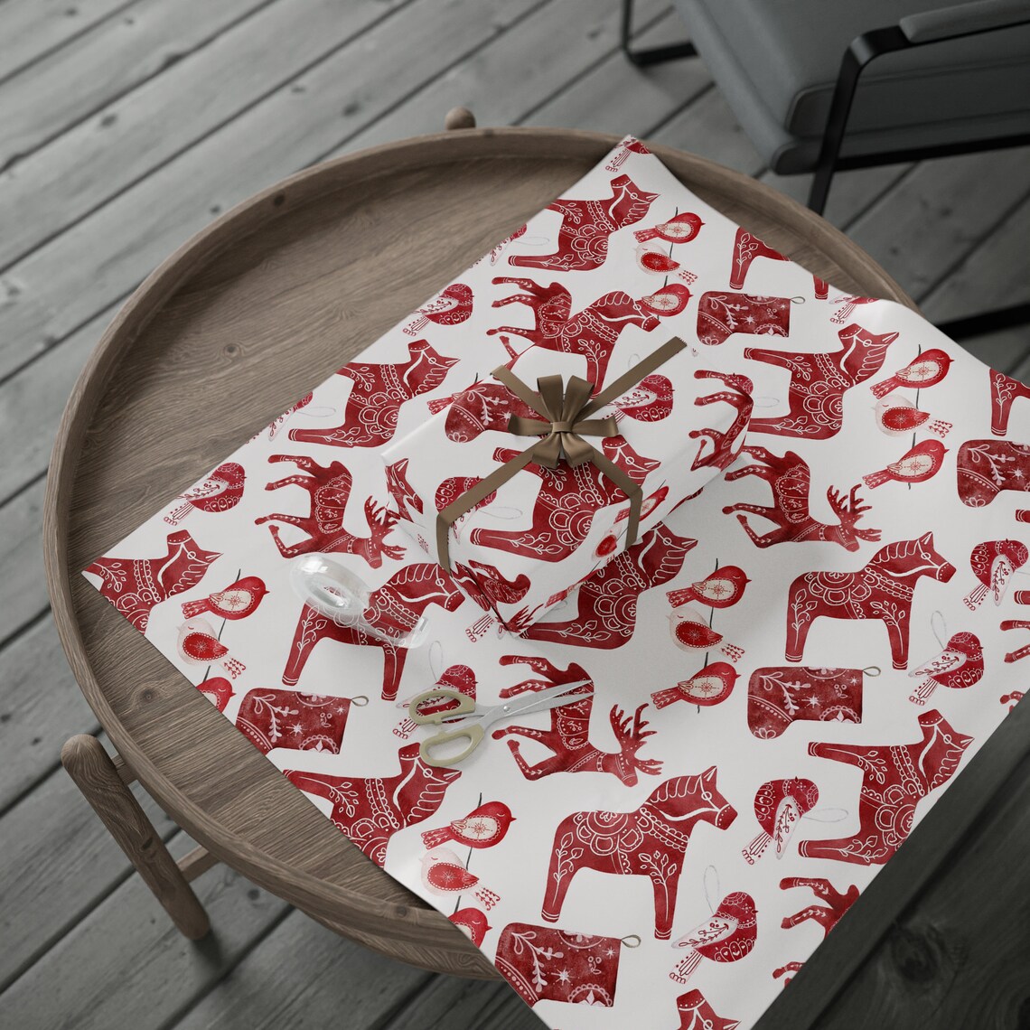 Country Gift Wrap, Wrapping Paper, Farmhouse Wrapping Paper, Cowboy ...